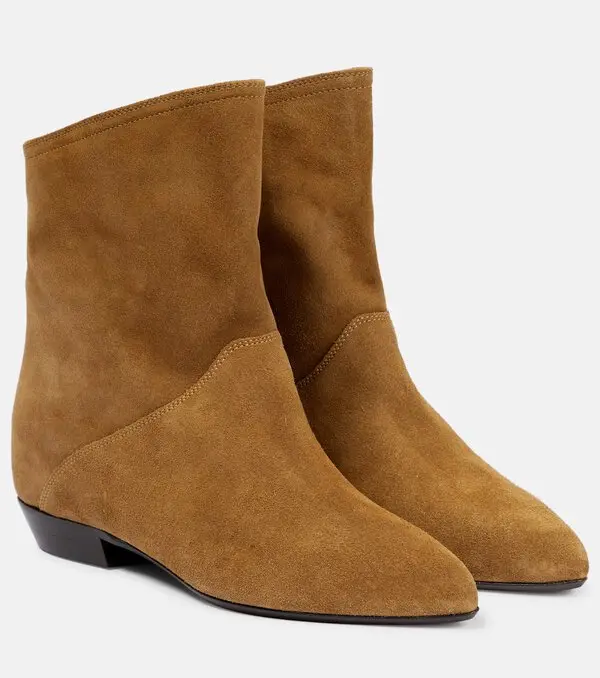 Isabel Marant Solvan Ankle Boots - Beige
