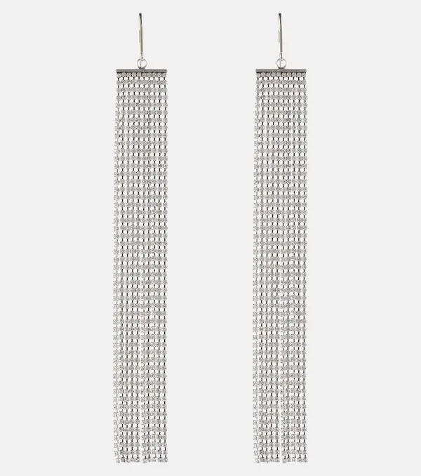 Isabel Marant Crystal-embellished Earrings - Silver
