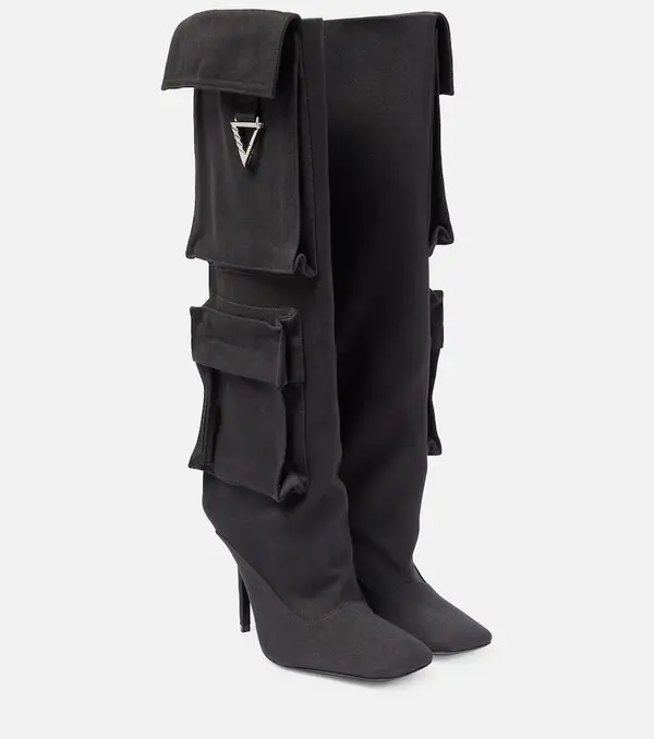 Attico Sienna Knee-high Boots - Black