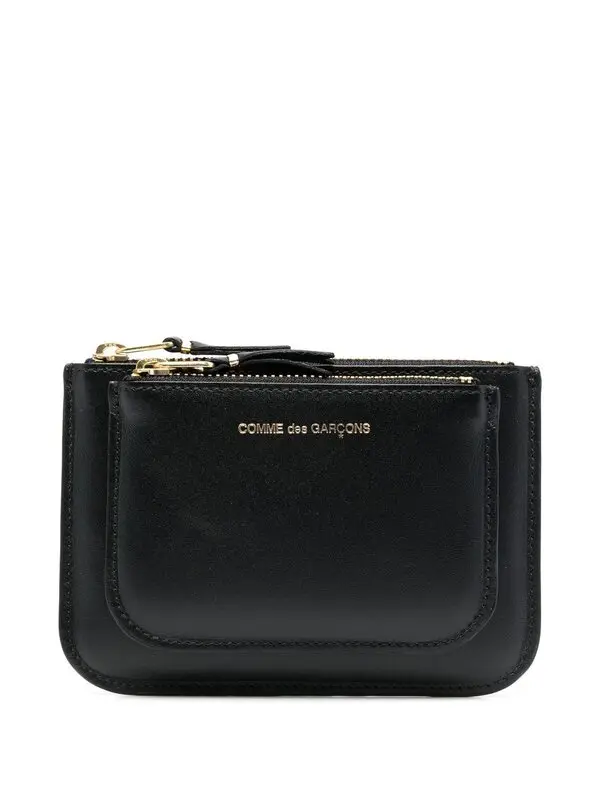 Comme Des Garçons Logo-print Calf-leather Wallet