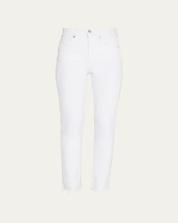 Veronica Beard Carly Kick Flare Jeans - White