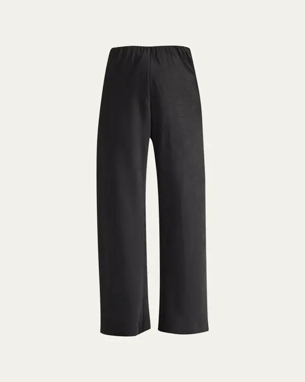 Vince High-waisted Wide-leg Bias Pants - Black