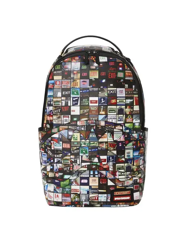 SPRAYGROUND Exit Sign Backpack - Black | Editorialist