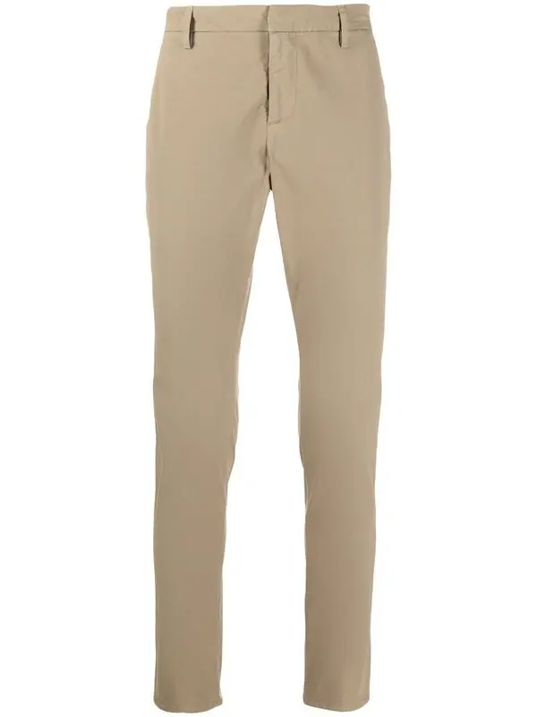 DONDUP Pressed-crease Four-pocket Chinos