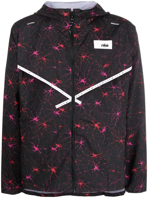 Nike Graphic-print Lightweight Hooded Jacket