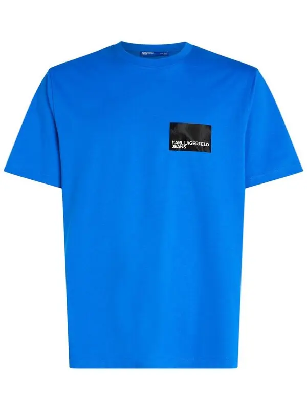 Karl Lagerfeld Logo-print T-shirt - Blue