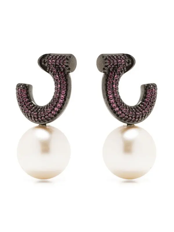 FERRAGAMO Pearl Drop Earrings