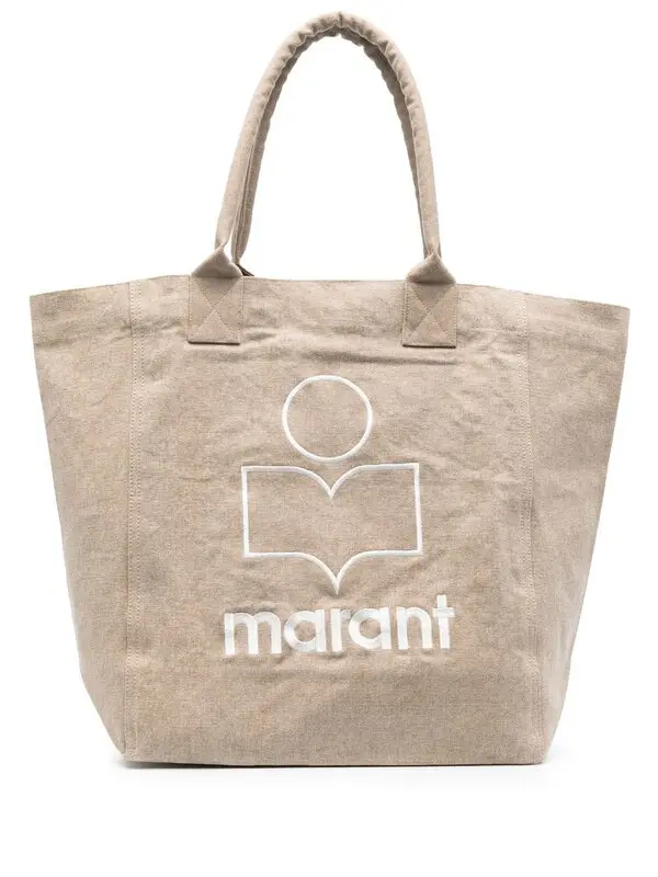 Isabel Marant Yenky Logo Tote - Brown