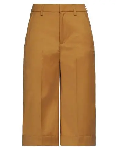 DONDUP Wide Leg Cropped Pants - Yellow