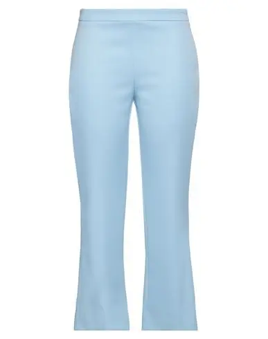 TWENTY EASY BY KAOS Straight-leg Cropped Trousers - Sky Blue