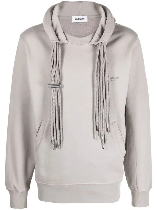 AMBUSH Multicord Drawstring Cotton Hoodie