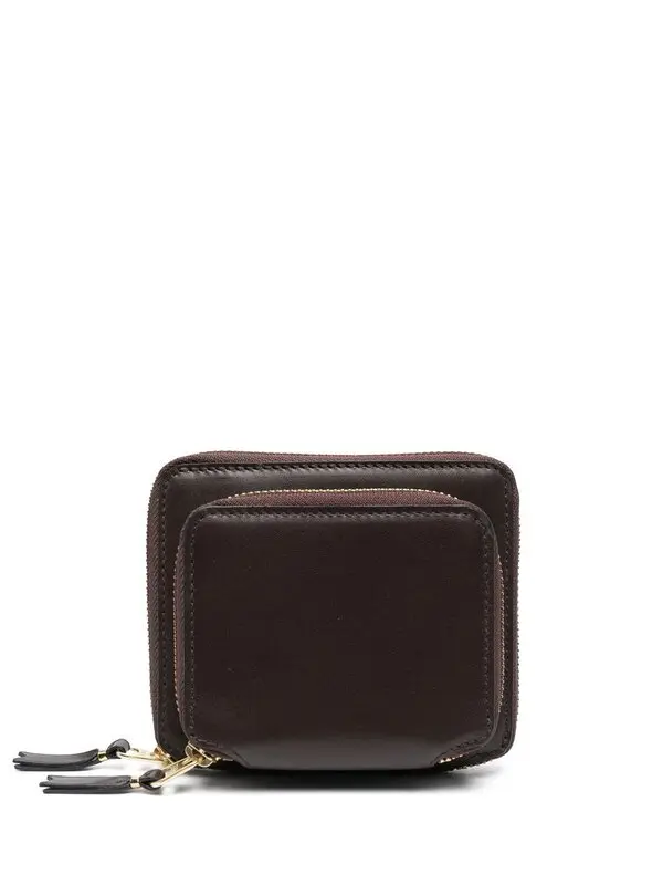 Comme Des Garçons Zipped Leather Cardholder