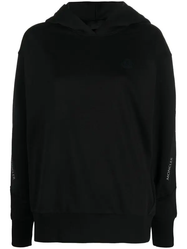 Moncler Logo-tape Detail Hoodie