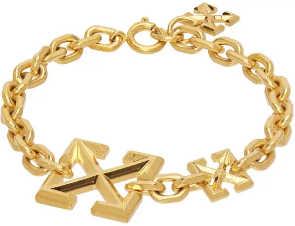 Off-White Arrow Bracelet In Gold - 41% Off | Editorialist