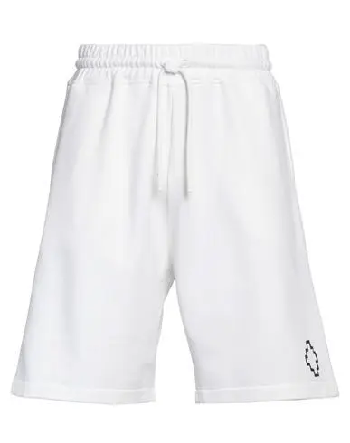 MARCELO BURLON C.OF MILAN HOME Shorts & Bermuda Shorts Organic Cotton - White