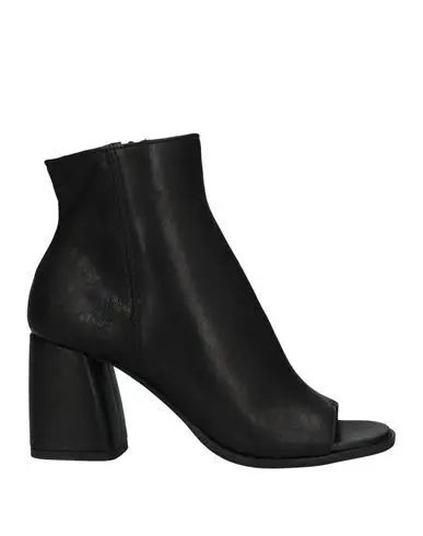 LORETTA PETTINARI Open-toe Ankle Boots - Black