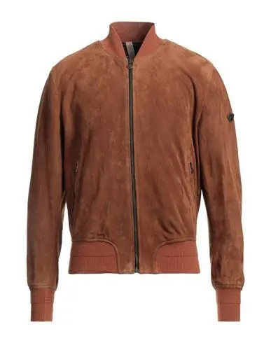 MATCHLESS Leather Bomber Jacket - Brown