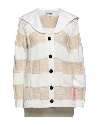 GANNI Checked Knit Cardigan