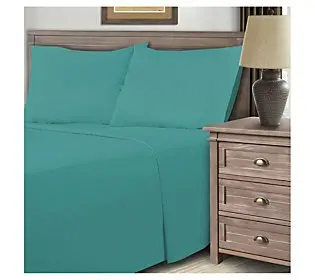 SUPERIOR Solid Cotton Blend Sheet Set, Californ A King