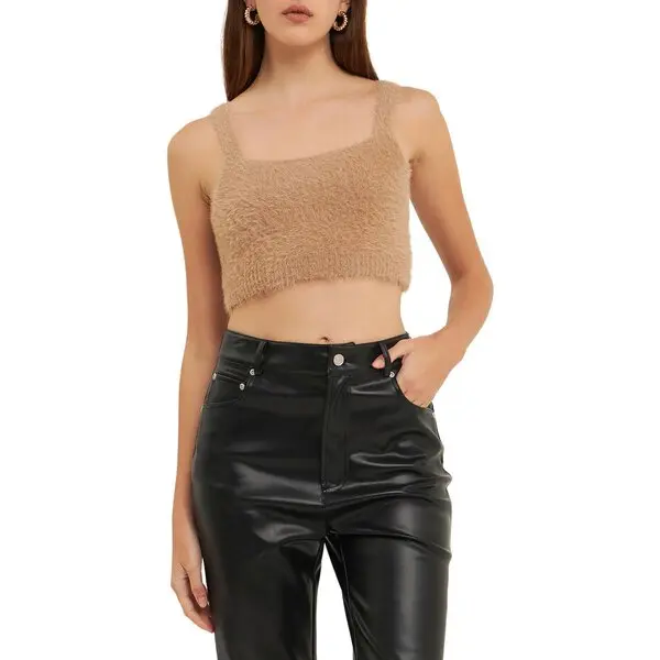 GREY LAB Plush Crop Camisole