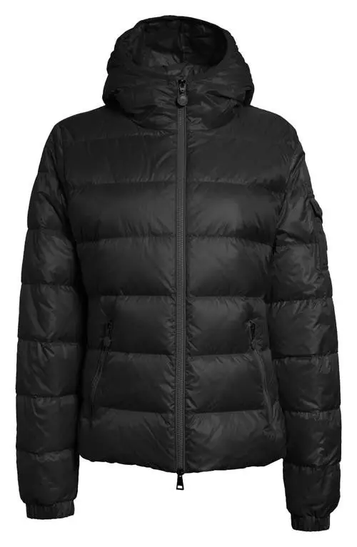 Moncler Gles Recycled Nylon Down Jacket - Black