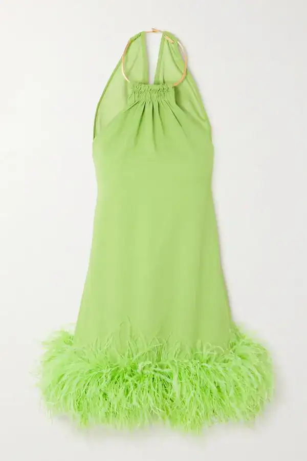 knee length dresses for ladies Cult Gaia Issey Bead-embellished Mini Dress – Petite Chérie main image 1
