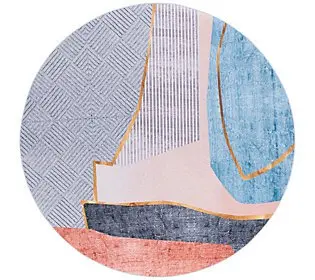 SAFAVIEH Tacoma 834 Machine Washable 6' X 6' Ro Und Rug