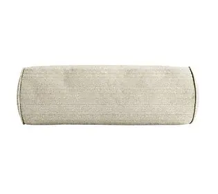 SORRA HOME Outdura Chic Ecru Bolster Pillow 16x 6 X 6