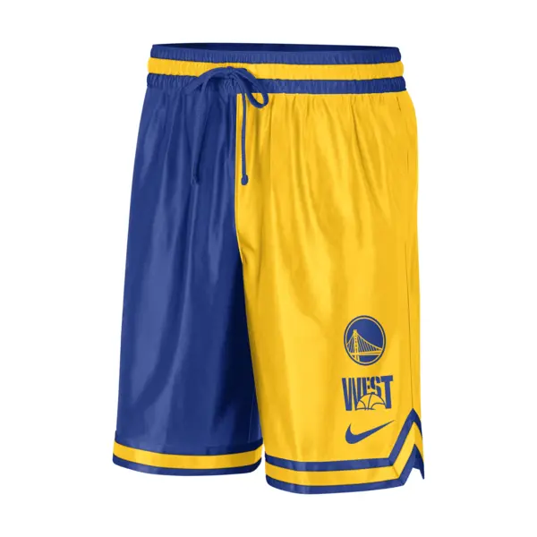 Nike Golden State Warriors Courtside Dri-Fit Nba Graphic Shorts In