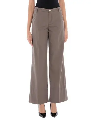 KAOS JEANS High-waisted Wide-leg Pants - Green