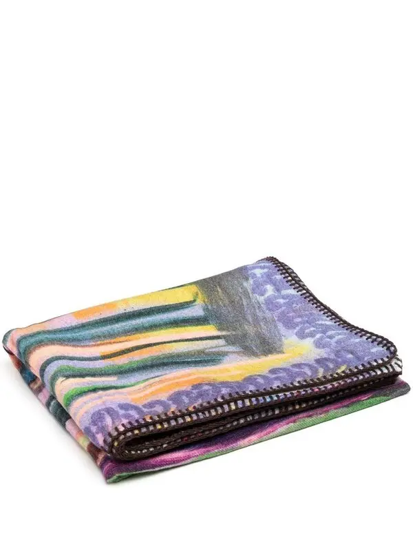 Givenchy Illustration-print Wool Blanket