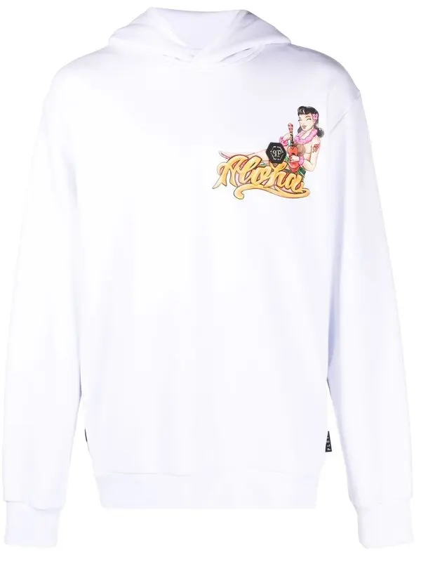 Philipp Plein Hawaii-print Hoodie