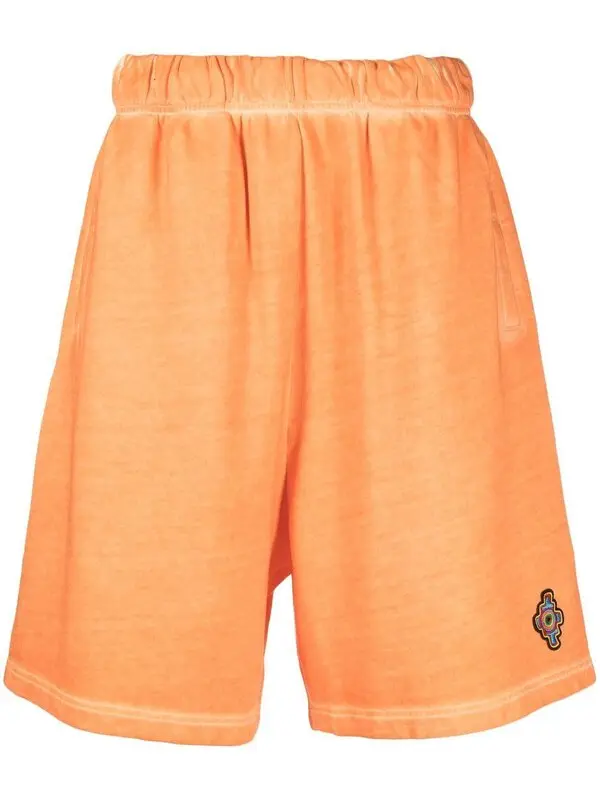COUNTY OF MILAN Marcelo Burlon Logo Patch Shorts