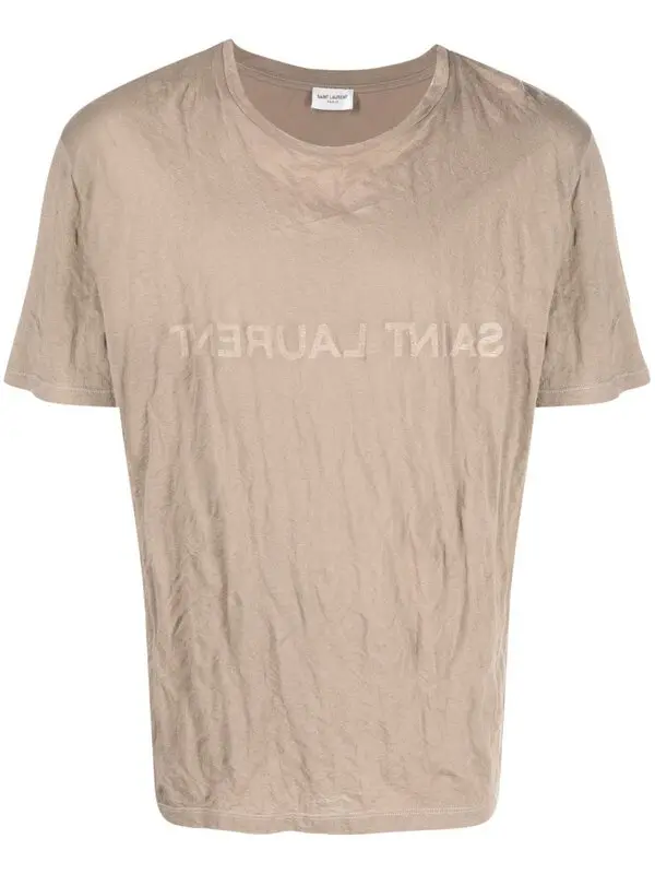 Saint Laurent Logo-print Cotton T-shirt