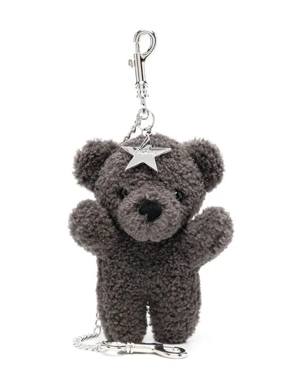 Vaquera Teddy Bear Keyring - Grey | Editorialist