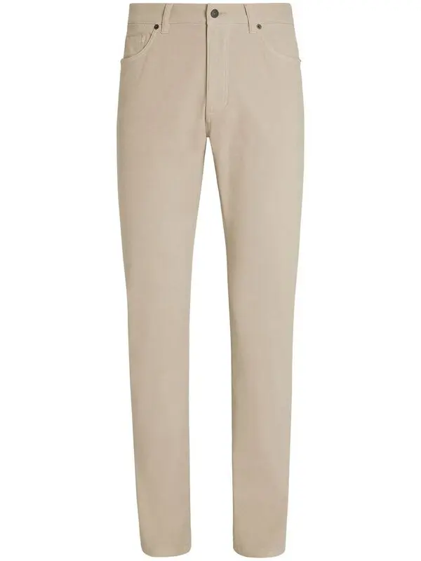 Zegna Slim-fit Jeans - Neutrals