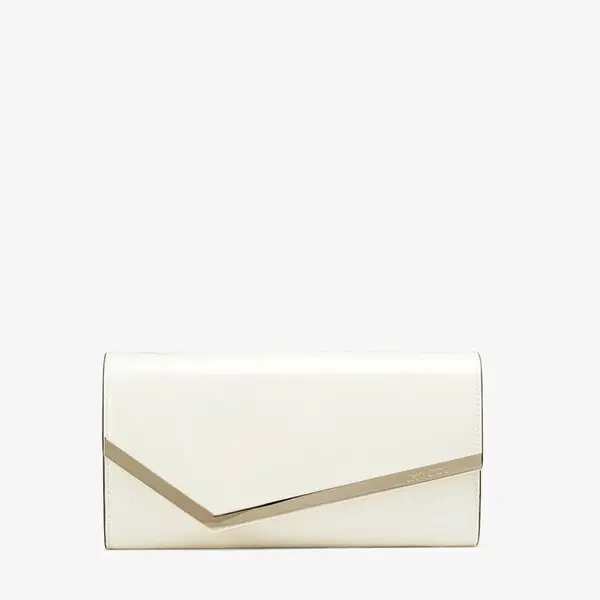 JIMMY CHOO Emmie Clutch Bag - Latte/light Gold