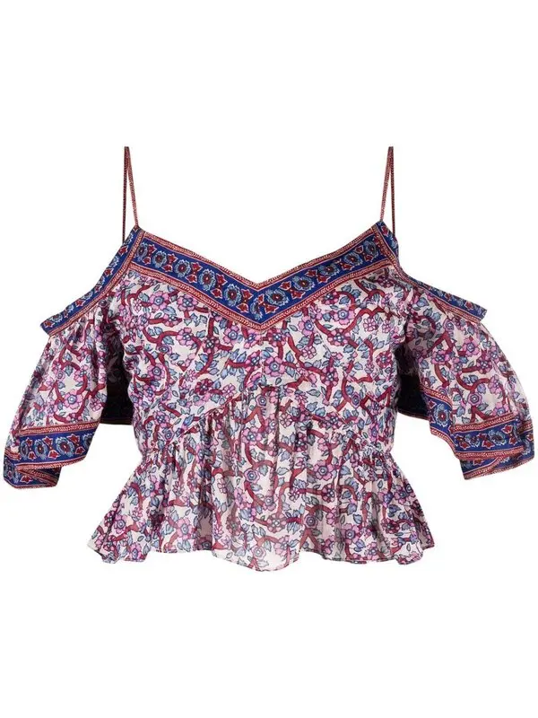 MARANT ETOILE Garuva Floral-print Blouse