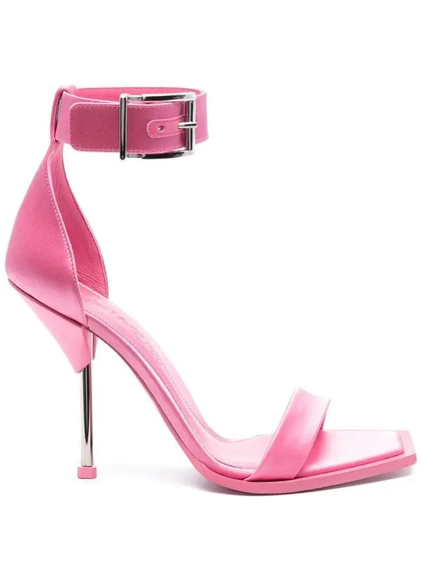 Alexander McQueen 110mm Satin-finish Sandals