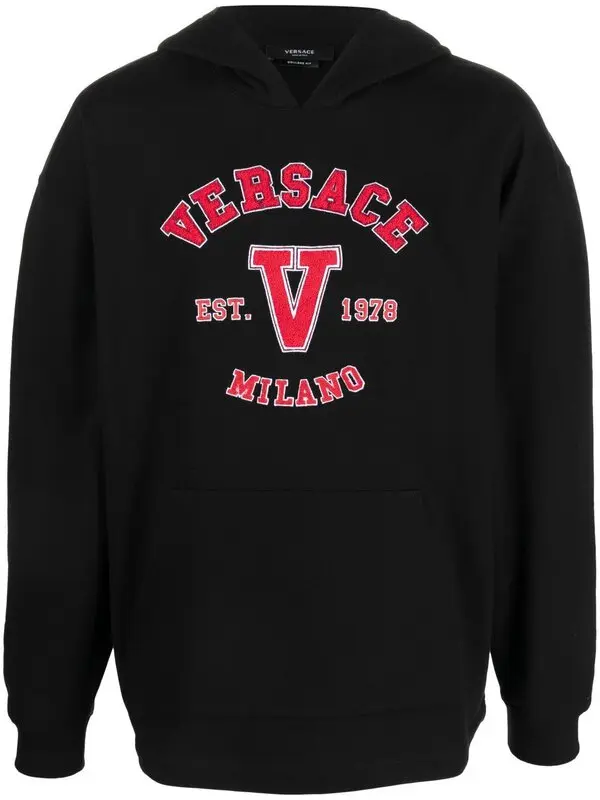 Versace Cotton Logo Hoodie