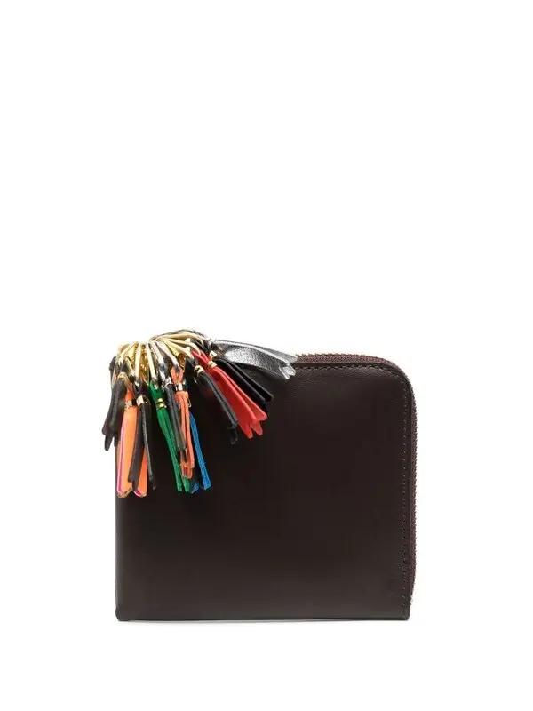 Comme Des Garçons Zip-detailing Leather Wallet