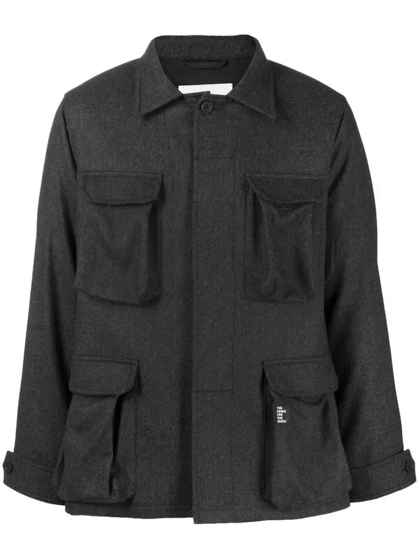 THE POWER FOR THE PEOPLE Long-sleeve Cargo Jacket