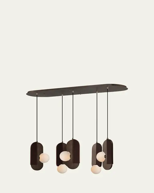 Studio M X Nina Magon Design From Stitched 5-light Pendant