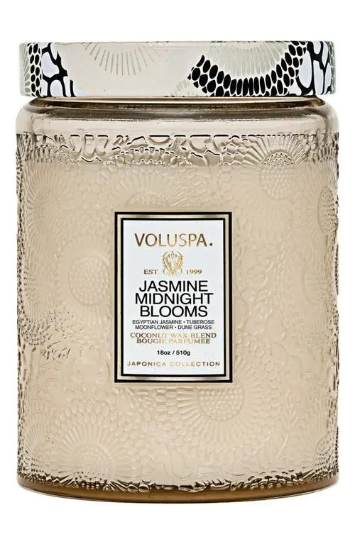 Voluspa Large Jar Candle - Jasmine Midnight Blooms
