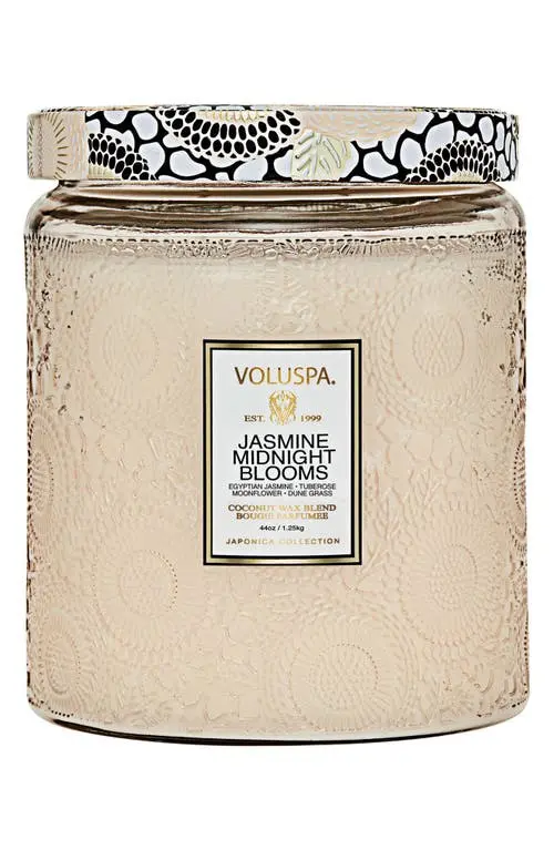 Voluspa Luxe Jar Candle - Jasmine Midnight Blooms