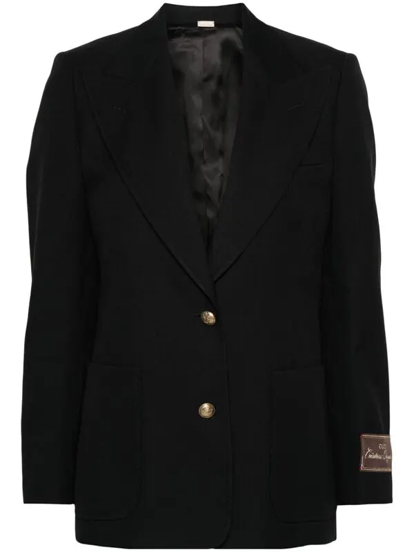 Gucci Single-breasted Twill Blazer