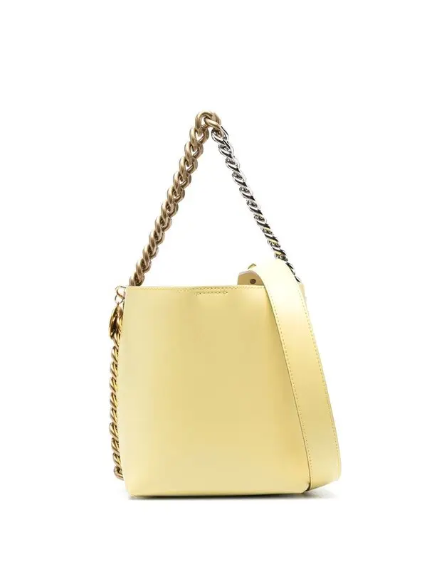 Stella McCartney Chain-detail Bucket Bag - Yellow