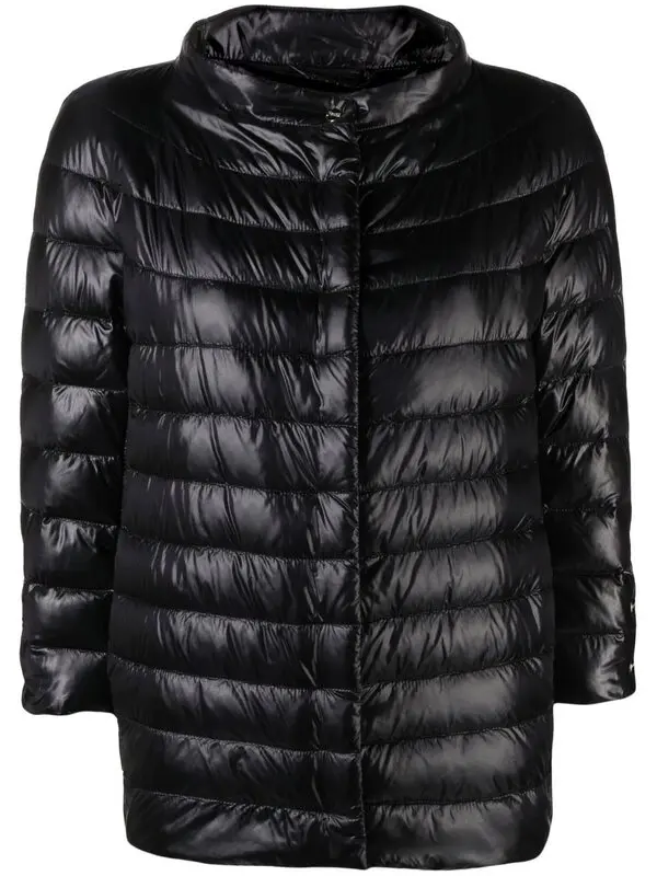Herno Mock-neck Puffer Jacket - Black