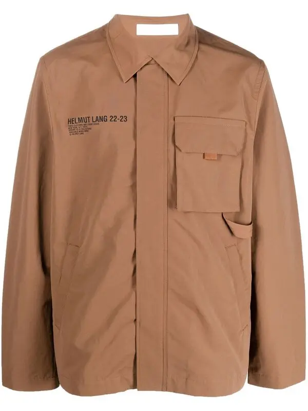 Helmut Lang Logo-print Utility Jacket