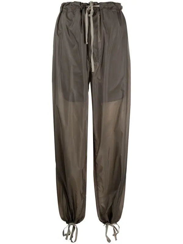 MAISON MARGIELA Drawstring Waist Wide-leg Trousers